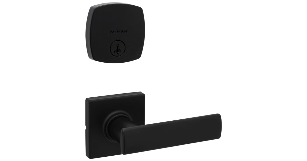 Kwikset 200BRNLSQT-258MDT-514S Breton Passage Lever Set and Single ...