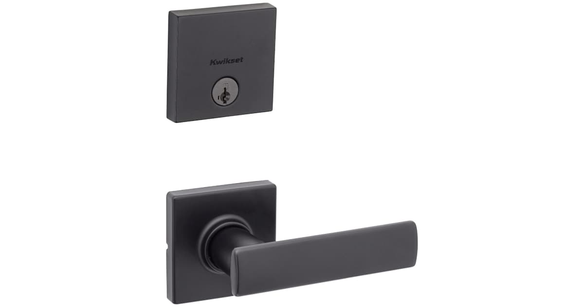 Kwikset 200BRNLSQT-258SQT-514S Breton Passage Lever Set and Single ...