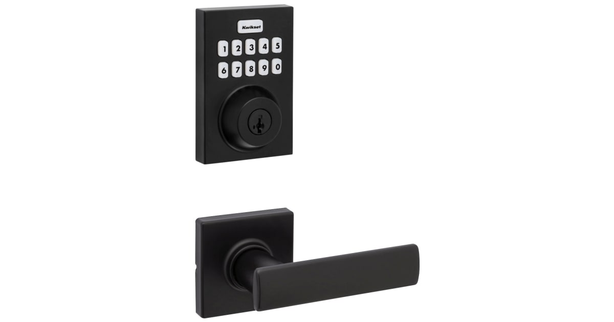 Kwikset 200BRNLSQT-HC620CNT-514S Breton Passage Lever Set and ...