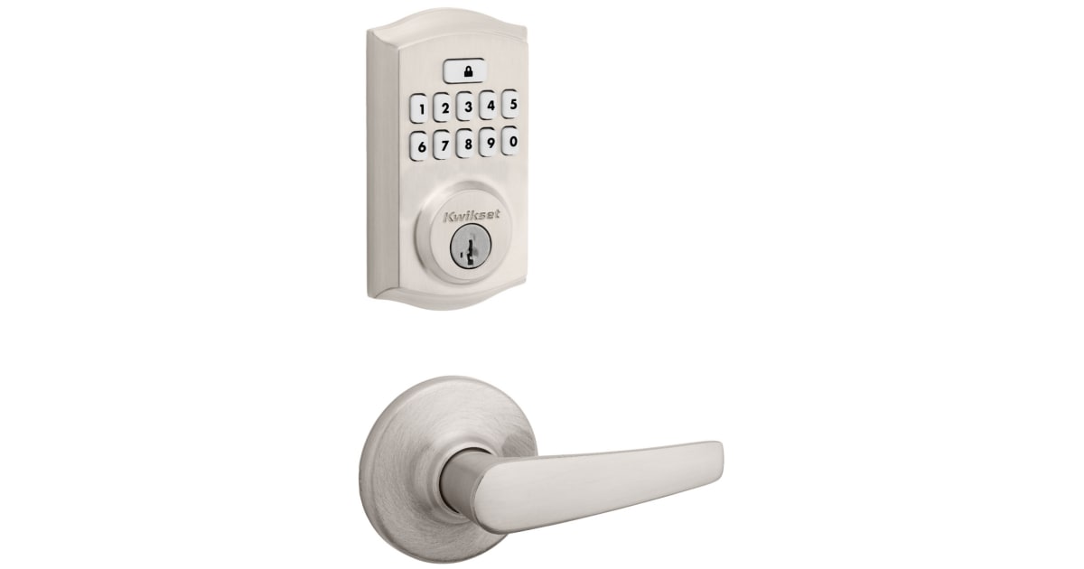 Kwikset 200DL-9260TRL-15S Delta Passage Lever Set and Electronic ...