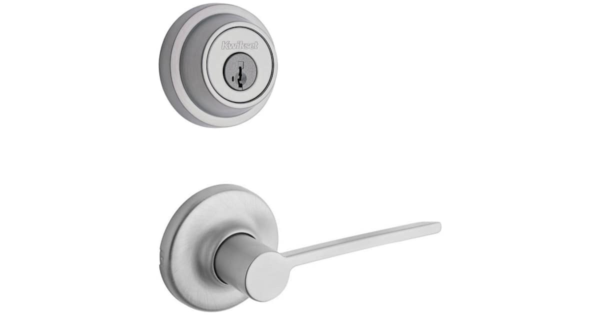 Kwikset 200LRLRDT-660RDT-26DS Ladera Passage Lever Set and Single ...
