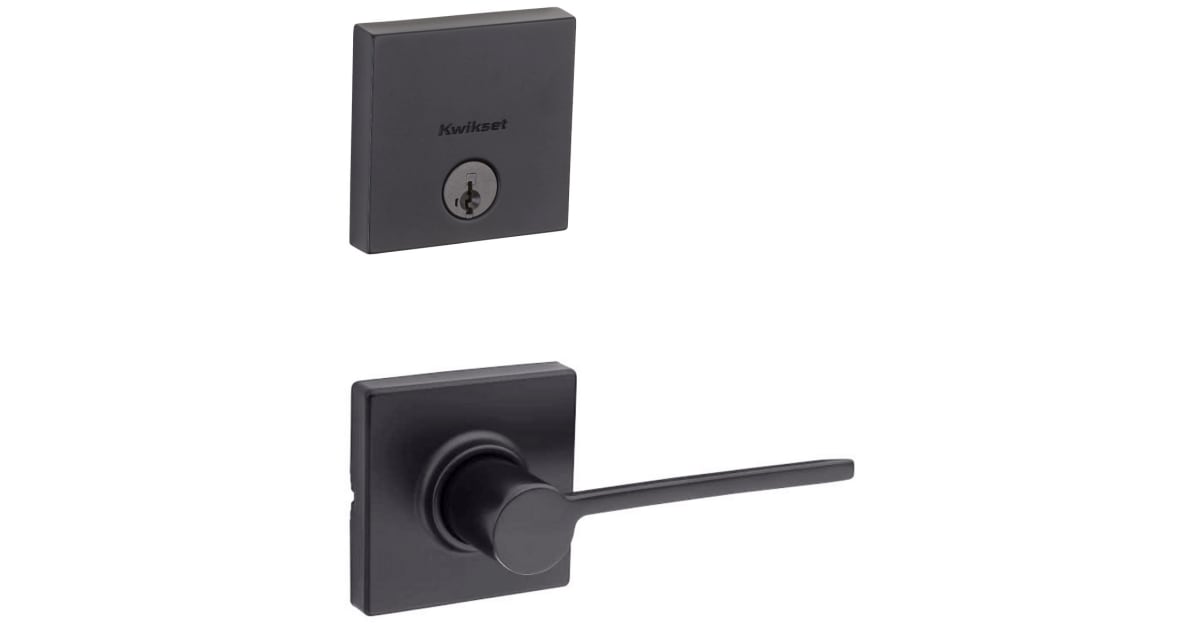 Kwikset 200LRLSQT-258SQT-514S Ladera Passage Lever Set and Single ...