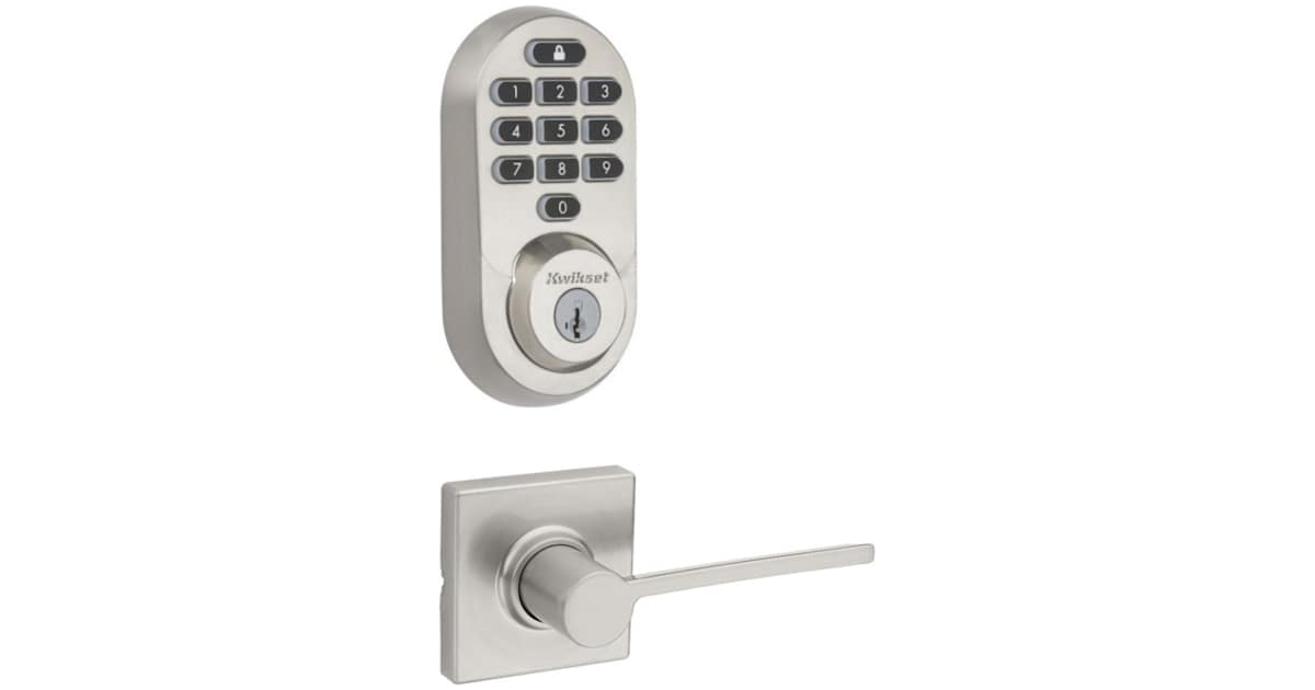 Kwikset 200LRLSQT-938WIFIKYPD-15S Ladera Passage Lever Set and ...