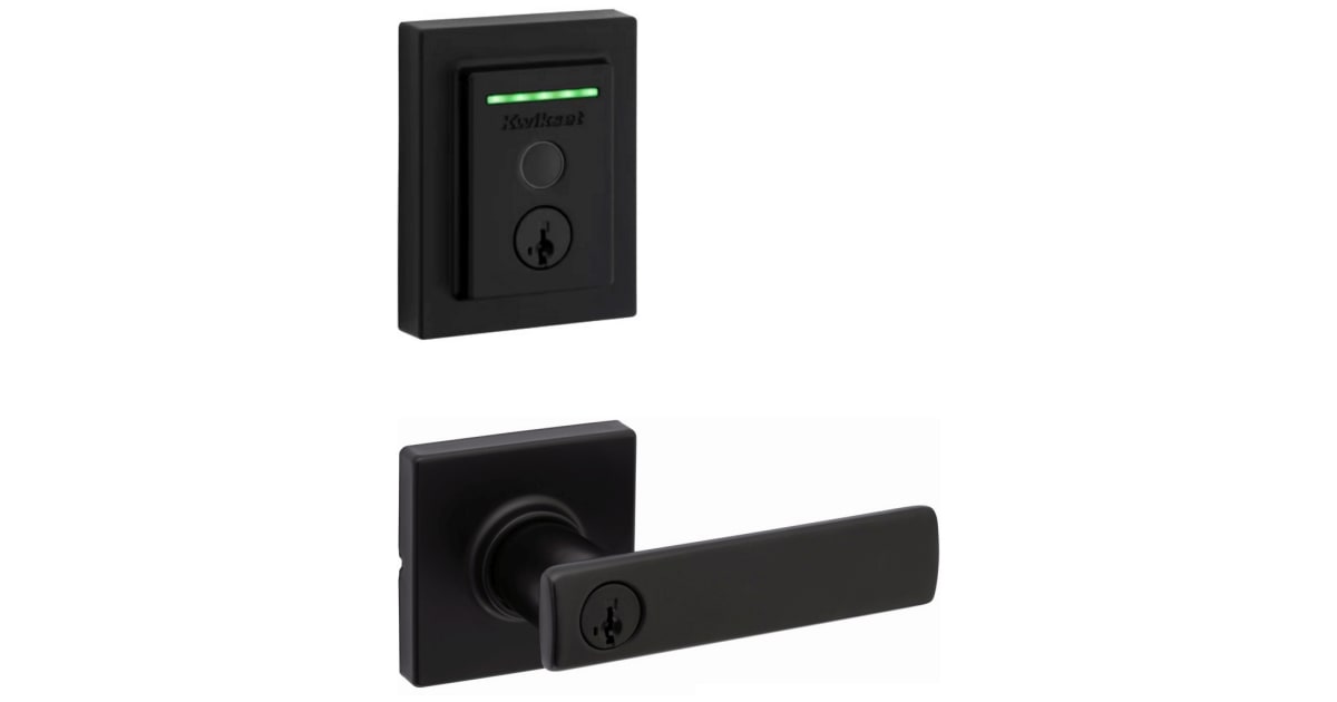 Kwikset 405BRNLSQT-959CNTFPRT-514S Breton Single Cylinder Keyed Entry ...