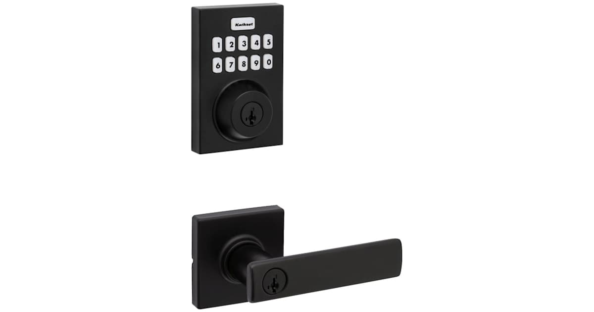 Kwikset 405BRNLSQT-HC620CNT-514S Breton Single Cylinder Keyed Entry ...