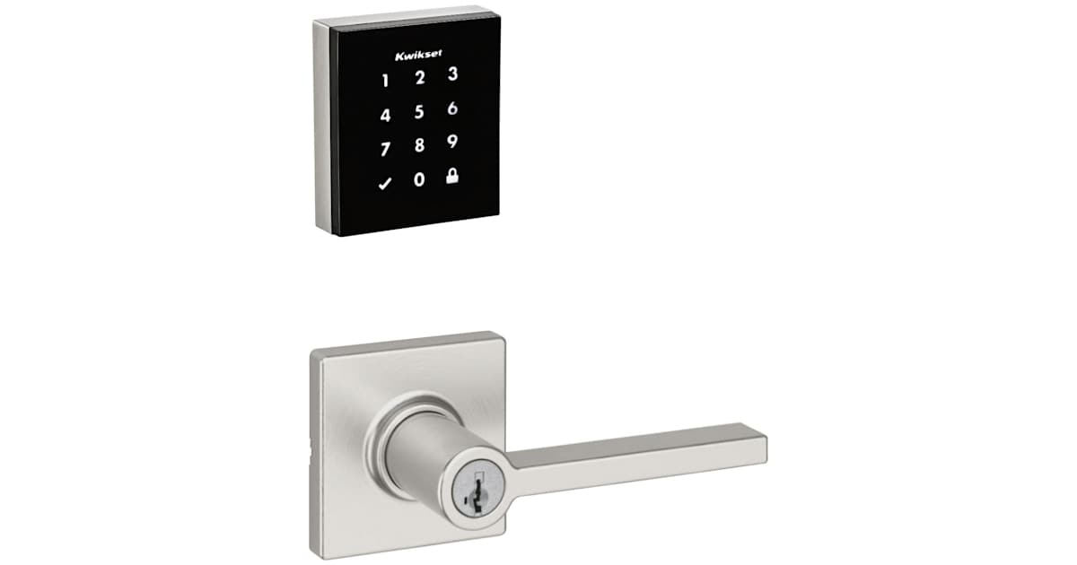 Kwikset 405CSLSQT-954OBN-15 Casey Single Cylinder Keyed Entry Lever Set ...