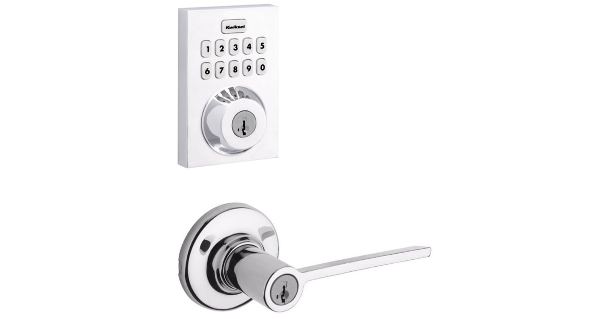 Kwikset 405LRLRDT-HC620CNT-26S Ladera Single Cylinder Keyed Entry Lever ...