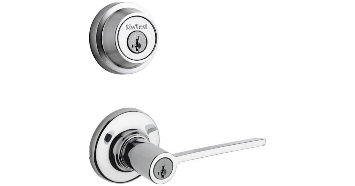 Kwikset 405LRLRDT-660RDT-26S Ladera Single Cylinder Keyed Entry Lever ...