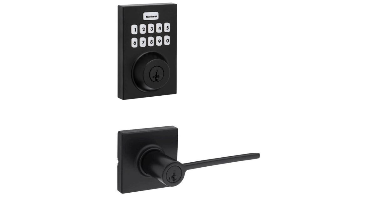 Kwikset 405LRLSQT-HC620CNT-514S Ladera Single Cylinder Keyed Entry ...
