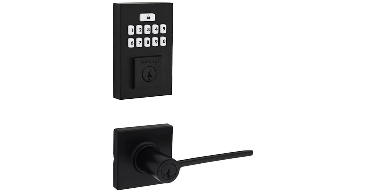 Kwikset 405LRLSQT-9260CNT-514S Ladera Keyed Entry Lever Set and ...