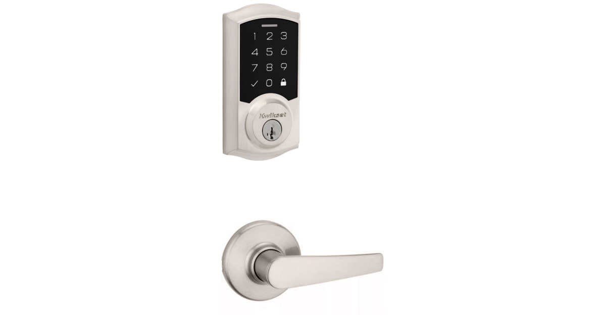 Kwikset 420DL-9270TRL-15S Delta Passage Lever Set and Electronic ...