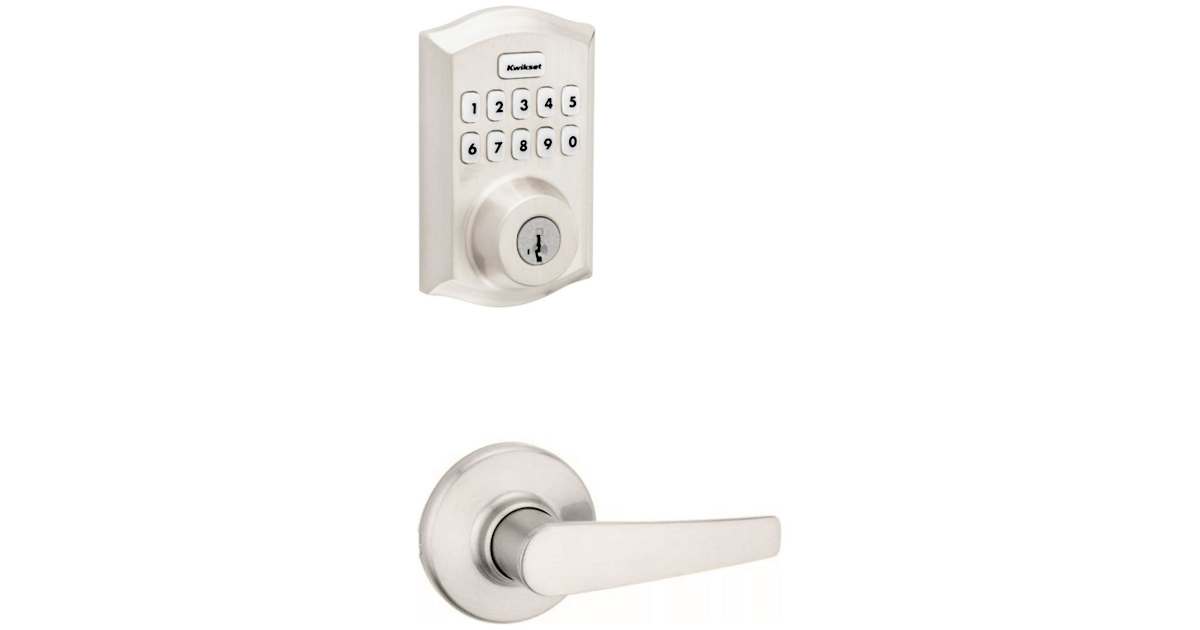 Kwikset 420DL-HC620TRL-15S Delta Passage Lever Set and Electronic ...