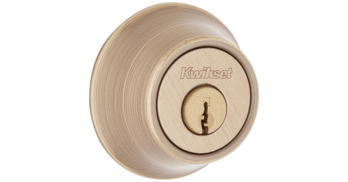 Kwikset 660-5.DS Single Standard Cylinder Deadbolt | Ferguson Home