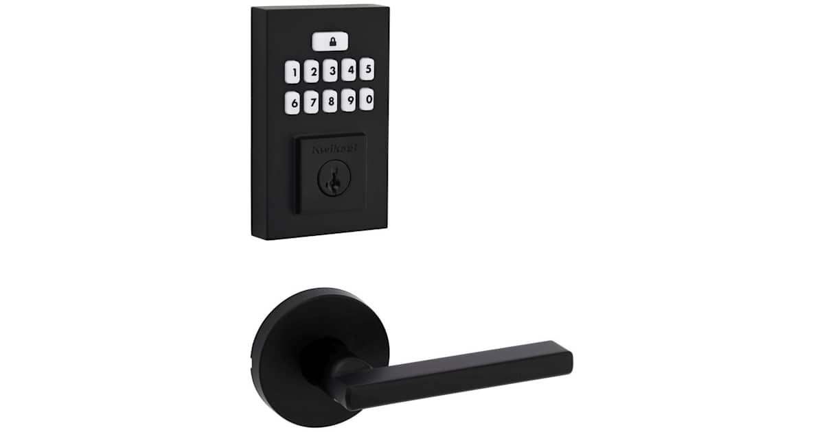 Kwikset 720HFLRDT-9260CNT-514S Halifax Passage Lever Set and Electronic ...