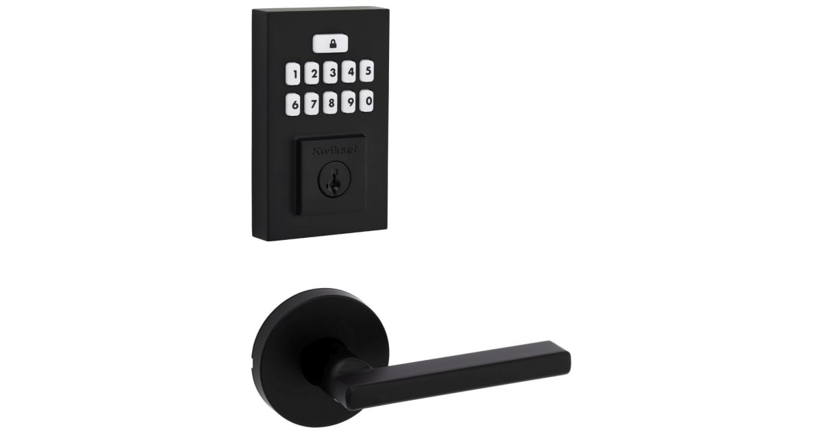 Kwikset 720HFLRDT-9260CNT-514S Halifax Passage Lever Set and Electronic ...