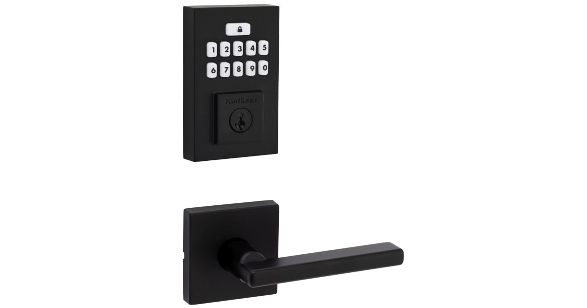 Kwikset 720HFLSQT-9260CNT-514S Halifax Passage Lever Set and Electronic ...