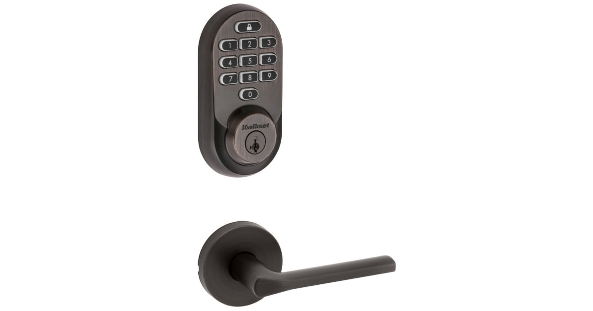 Kwikset 720LSLRDT-938WIFIKYPD-11PS Lisbon Passage Lever Set and ...