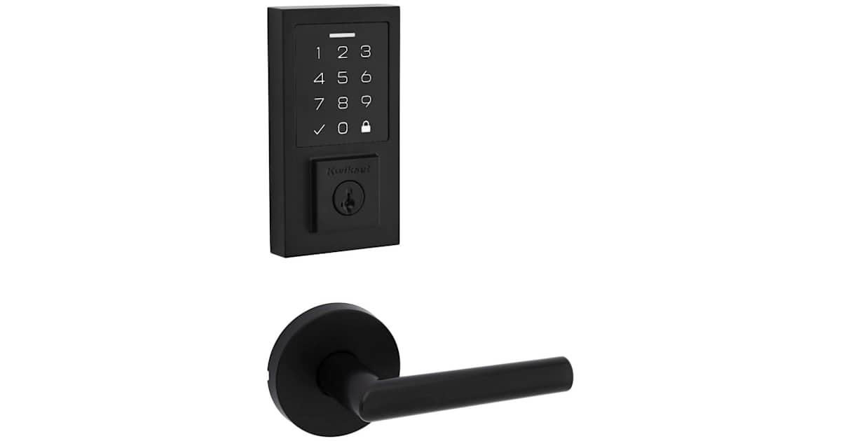 Kwikset 720MILRDT-9270CNT-514S Milan Passage Lever Set and Electronic ...