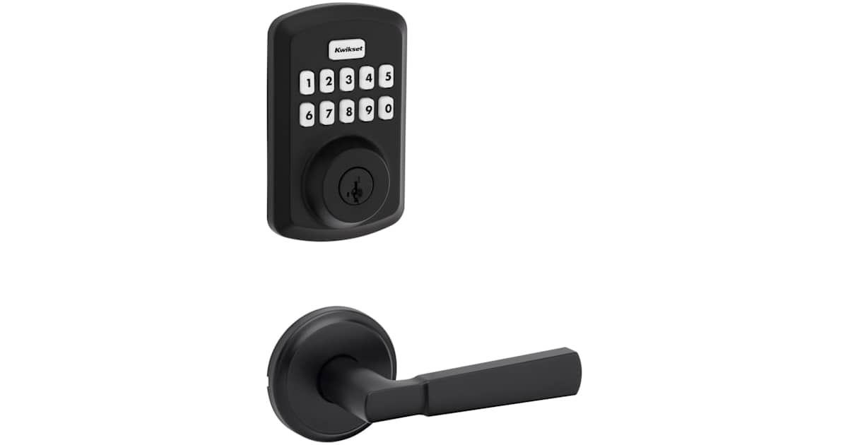 Kwikset 720PHL-9250TRS-514S Perth Passage Lever Set and Powerbolt ...
