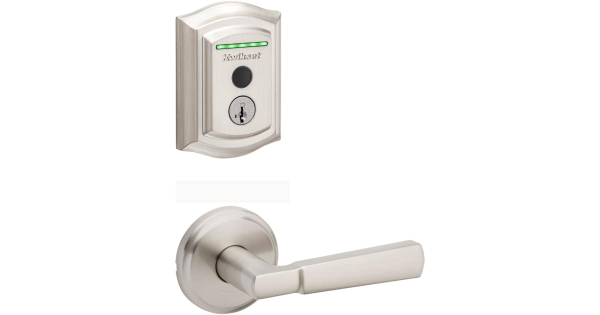 Kwikset 720PHL-959TRLFPRT-15S Perth Passage Lever Set and Halo ...