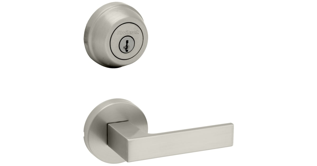 Kwikset 720SALRDT-780-15S Singapore Passage Lever Set and Single ...