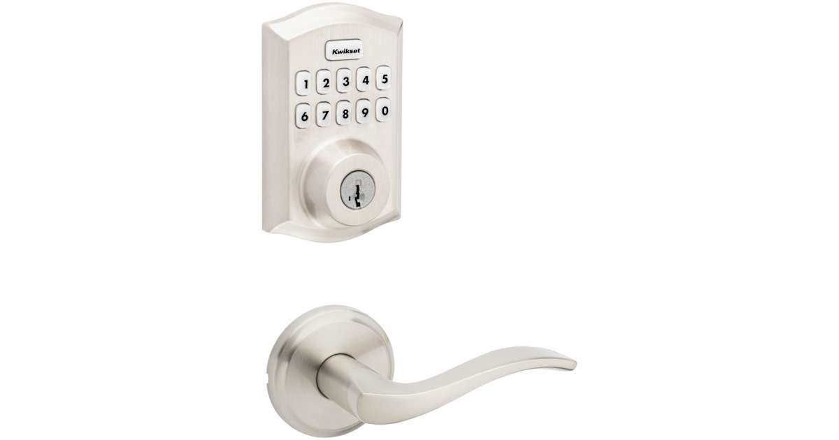 Kwikset 720SEL-HC620CNT-15S Sedona Passage Lever Set and SmartCode ...