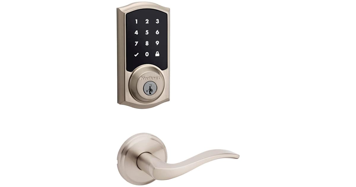 Kwikset 720SEL-918TRL-15S Sedona Passage Lever Set and SmartCode ...