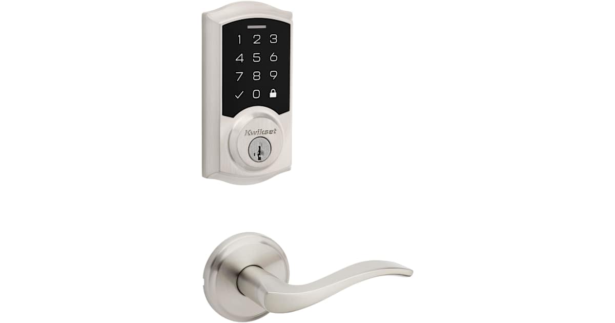 Kwikset 720SEL-9270TRL-15S Sedona Passage Lever Set and SmartCode ...
