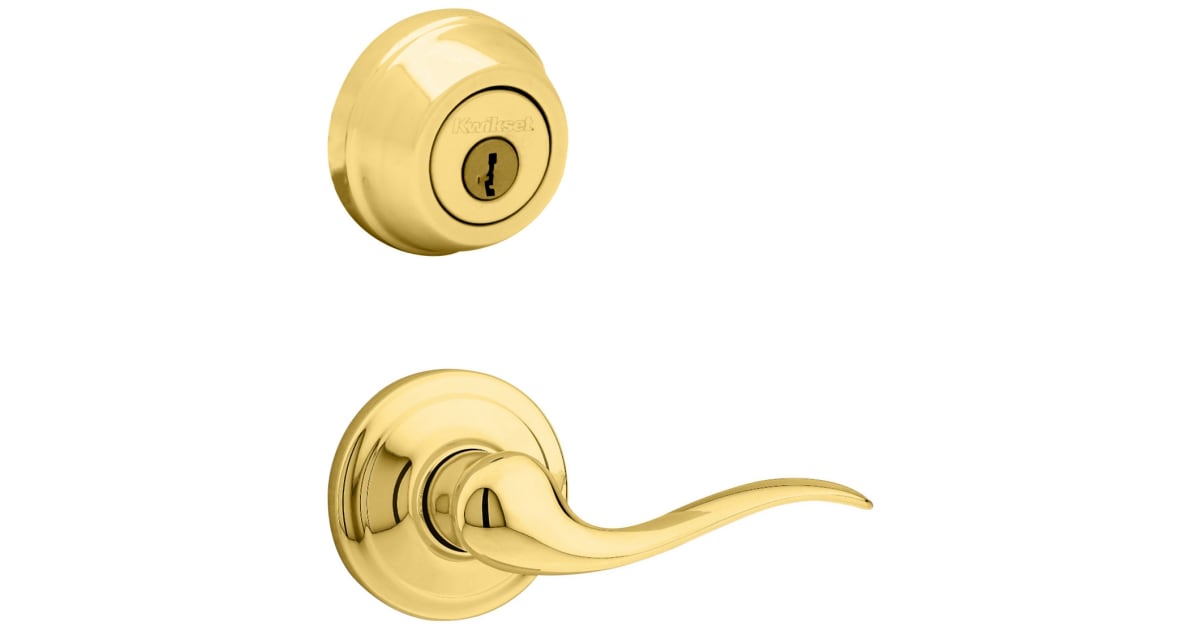 Kwikset 720TNL-780-3S Tustin Passage Lever Set and Single Cylinder ...