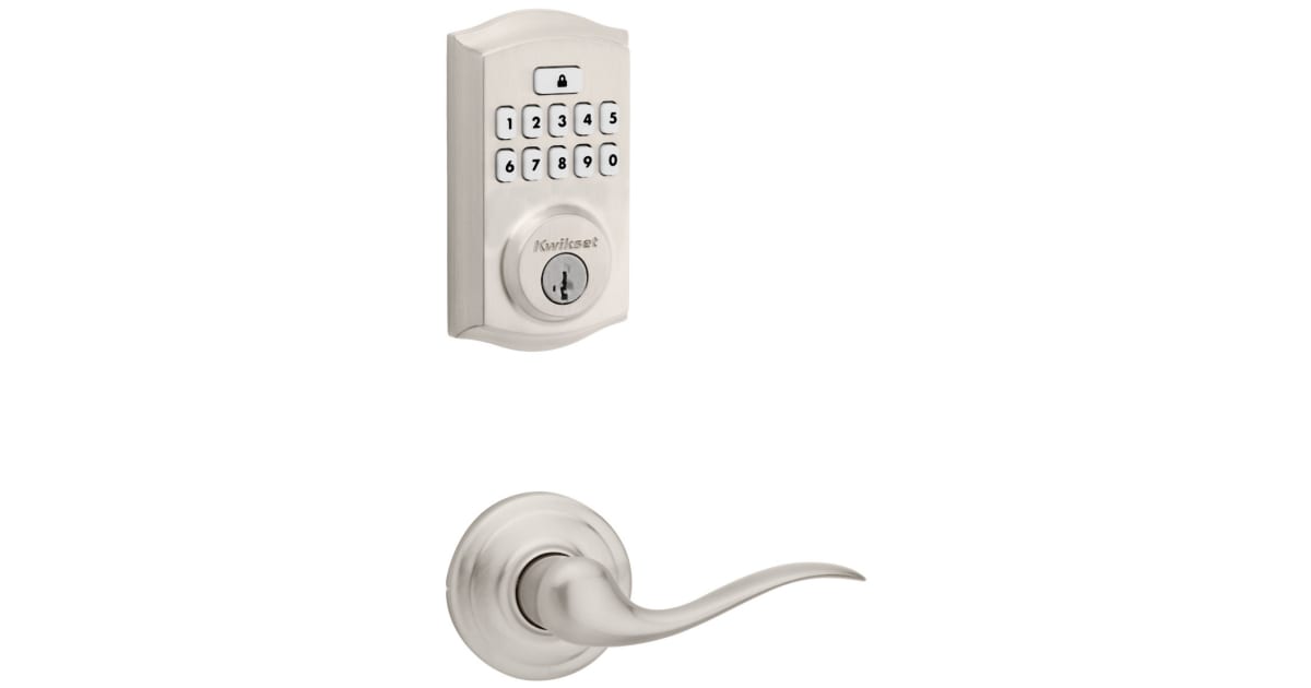 Kwikset 720TNL-9260TRL-15S Tustin Passage Lever Set and Electronic ...