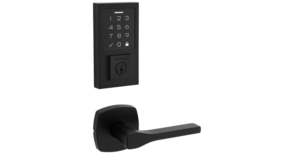 Kwikset 720TPLMDT-9270CNT-514S Tripoli Passage Lever Set and Electronic ...