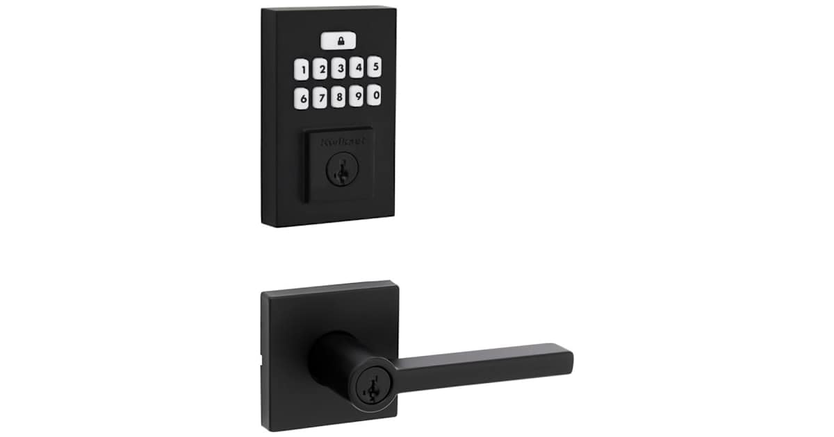 Kwikset 740HFLSQT-9260CNT-514S Halifax Keyed Entry Lever Set and ...