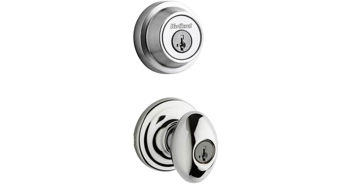 Kwikset 740L-660CRR-26S Laurel (Round Rosette) Knob and 660 Deadbolt ...