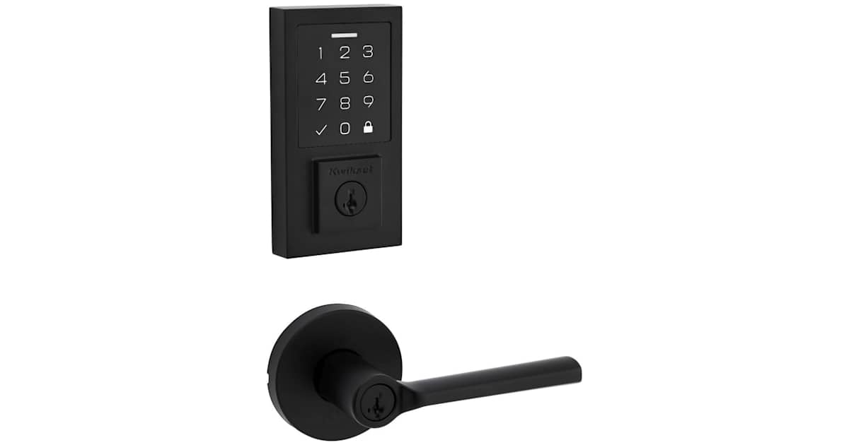 Kwikset 740LSLRDT-9270CNT-514S Lisbon Keyed Entry Lever Set and ...