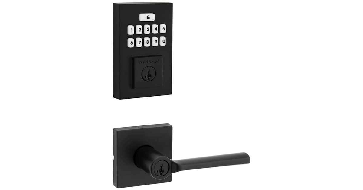 Kwikset 740LSLSQT-9260CNT-514S Lisbon Keyed Entry Lever Set and ...