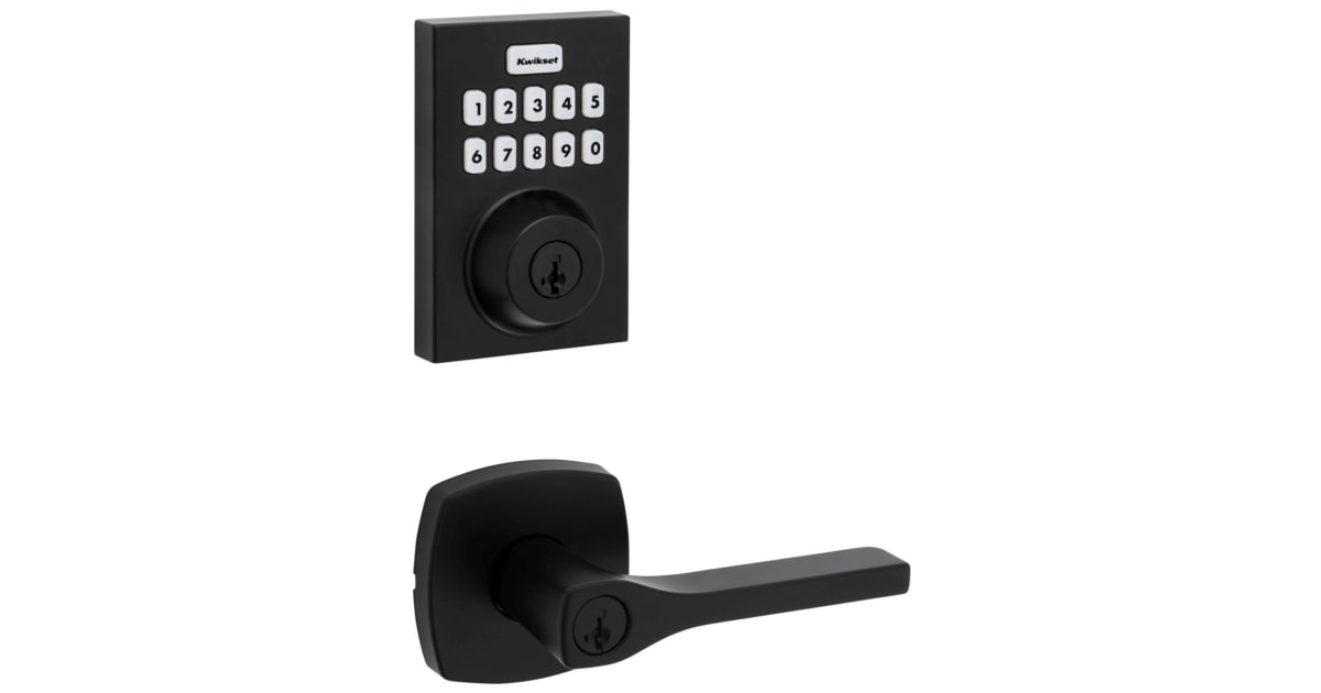 Kwikset 740TPLMDT-9260CNT-514S Tripoli Keyed Entry Lever Set and ...
