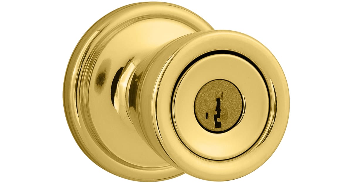Kwikset 744A-3S Abbey Classroom Function Door Knob Set with Smart Key ...