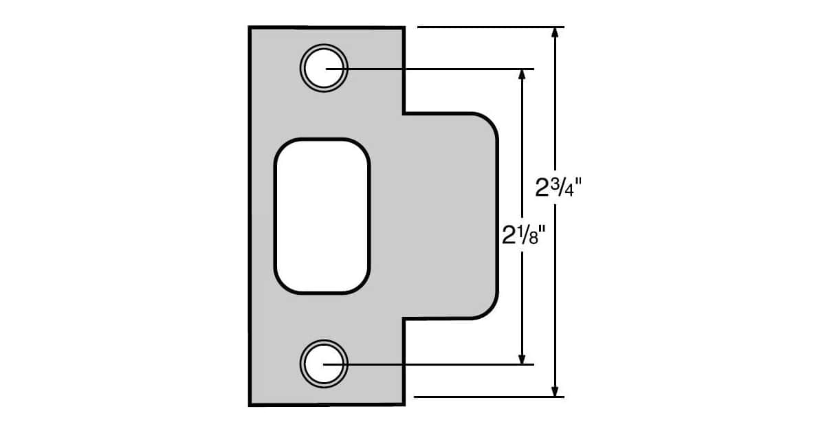 Kwikset 83028-023 Latch Strike Door T Strike Accessory | Ferguson Home