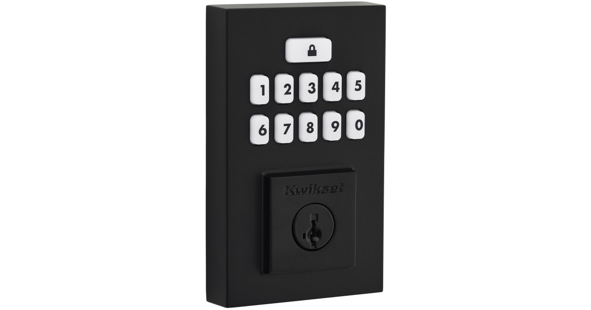 Kwikset 9260CNT-514S SmartCode Deadbolts Touchpad Single Cylinder ...
