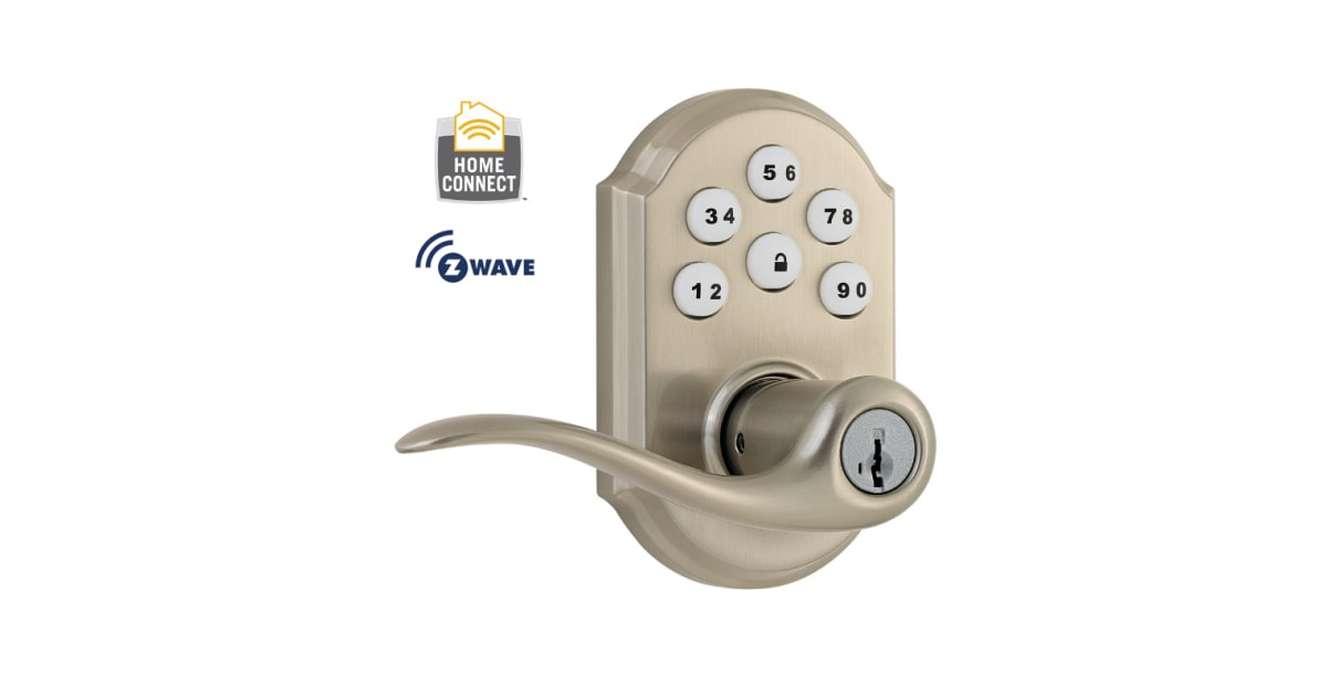 Kwikset CP912TNLZW500-15S Tustin Electronic Keyless Keypad Door Lever ...