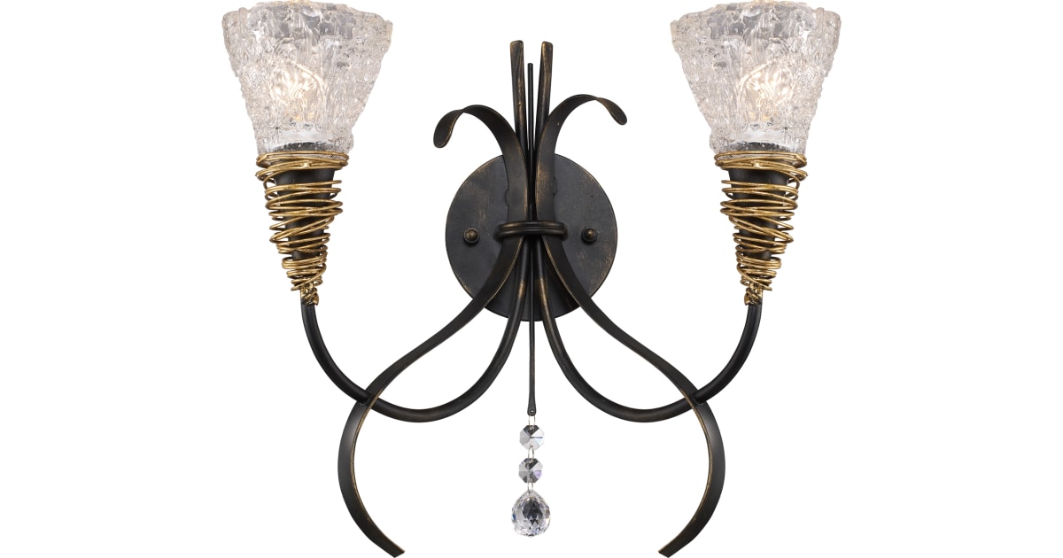 Landmark Lighting 08049-BKG Contemporary / Modern Two Light Up Lighting ...
