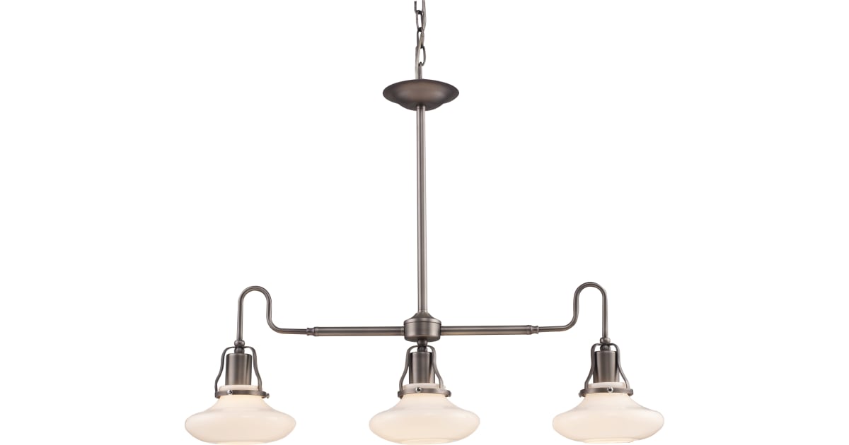 Landmark Lighting 08056-AP Contemporary / Modern Three Light Down ...