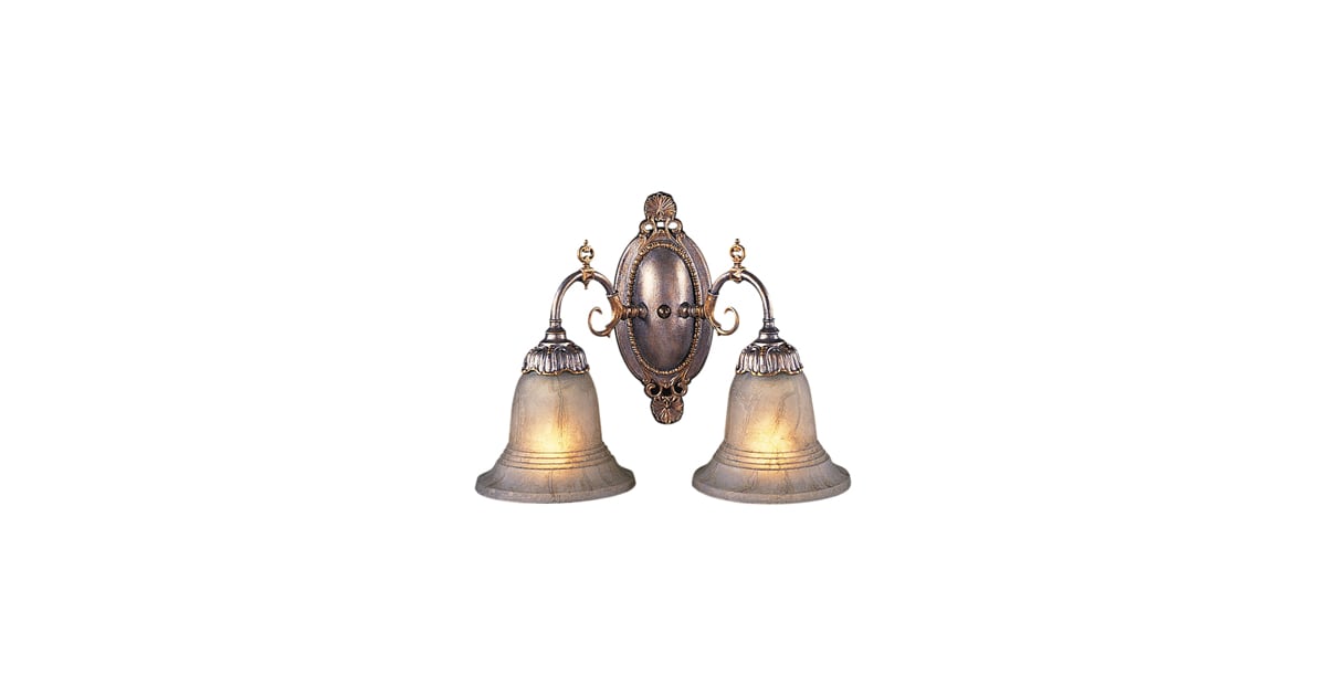 Landmark Lighting 082-AS-SQ Two Light Down Lighting Wall Sconce from ...