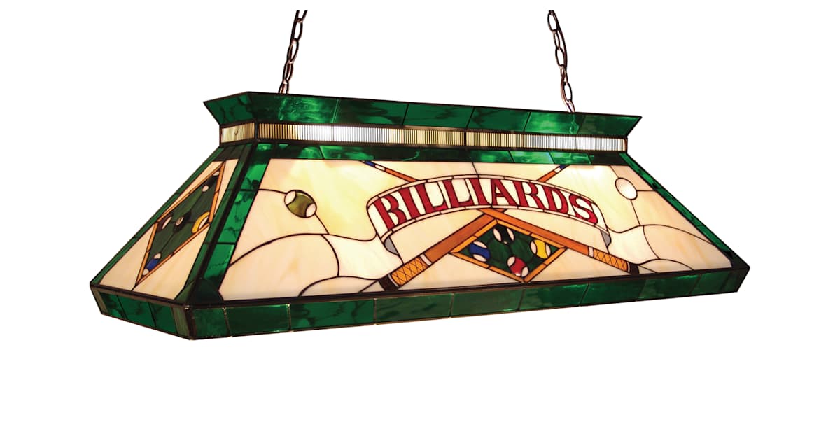 Landmark Lighting 173-GR Tiffany Three Light Down Lighting Island ...