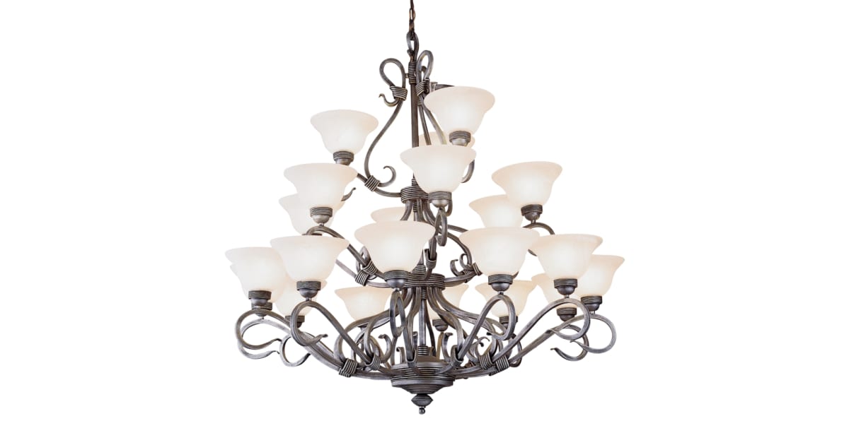 Landmark Lighting 259-AS Twenty-One Light Chandelier from the ...