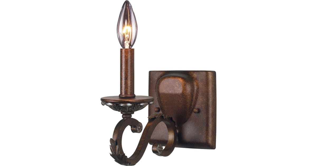 Landmark Lighting 371-SS Single Light Up Lighting Wall Sconce from the ...