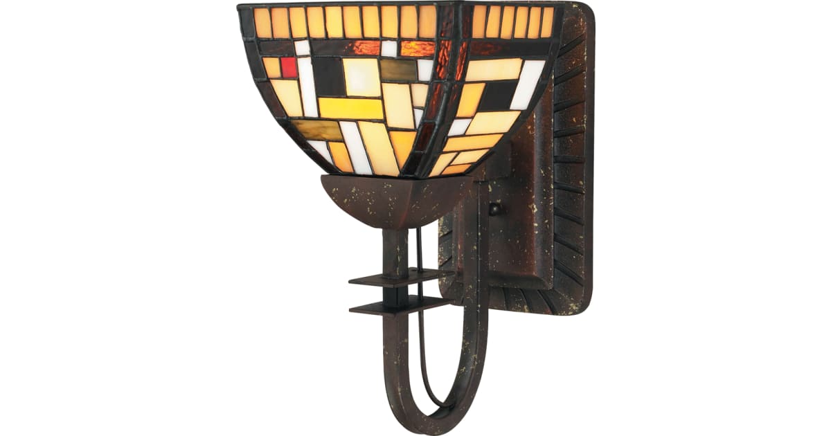 Landmark Lighting 511-TBH Tiffany Two Light Up Lighting Wall Sconce ...