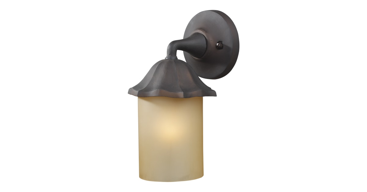 Landmark Lighting 64007-1 Monteflor 1 Light Outdoor Wall Mount In Clay ...