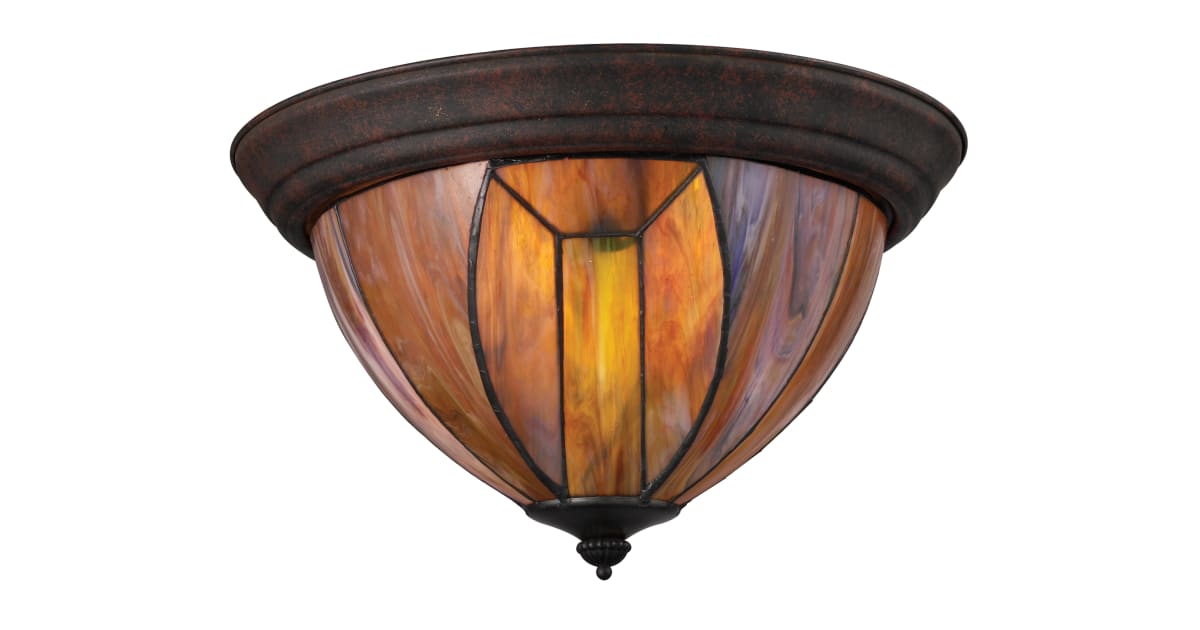 Landmark Lighting 70045-3 Dimensions 3 Light Flush Mount In Burnished ...