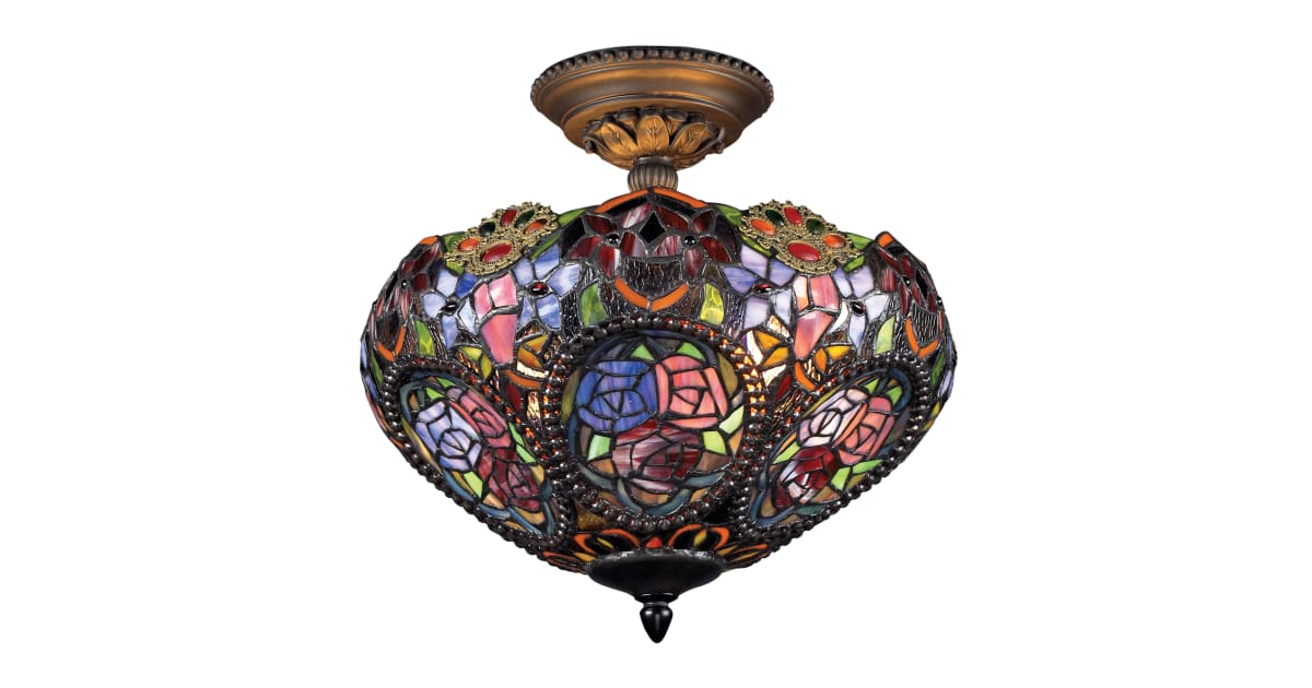 Landmark Lighting 70171-2 2 Light Semi-Flush Ceiling Fixture from the ...